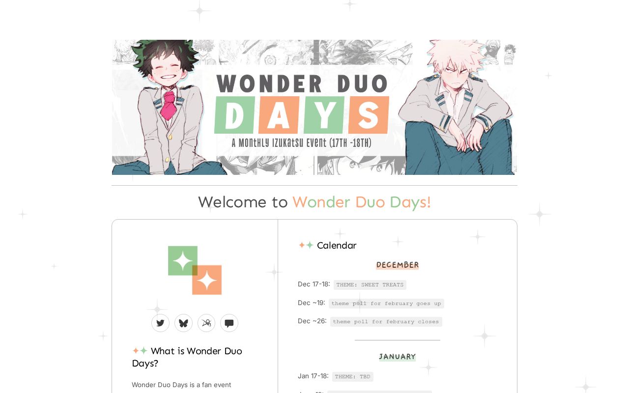 wonder duo days!